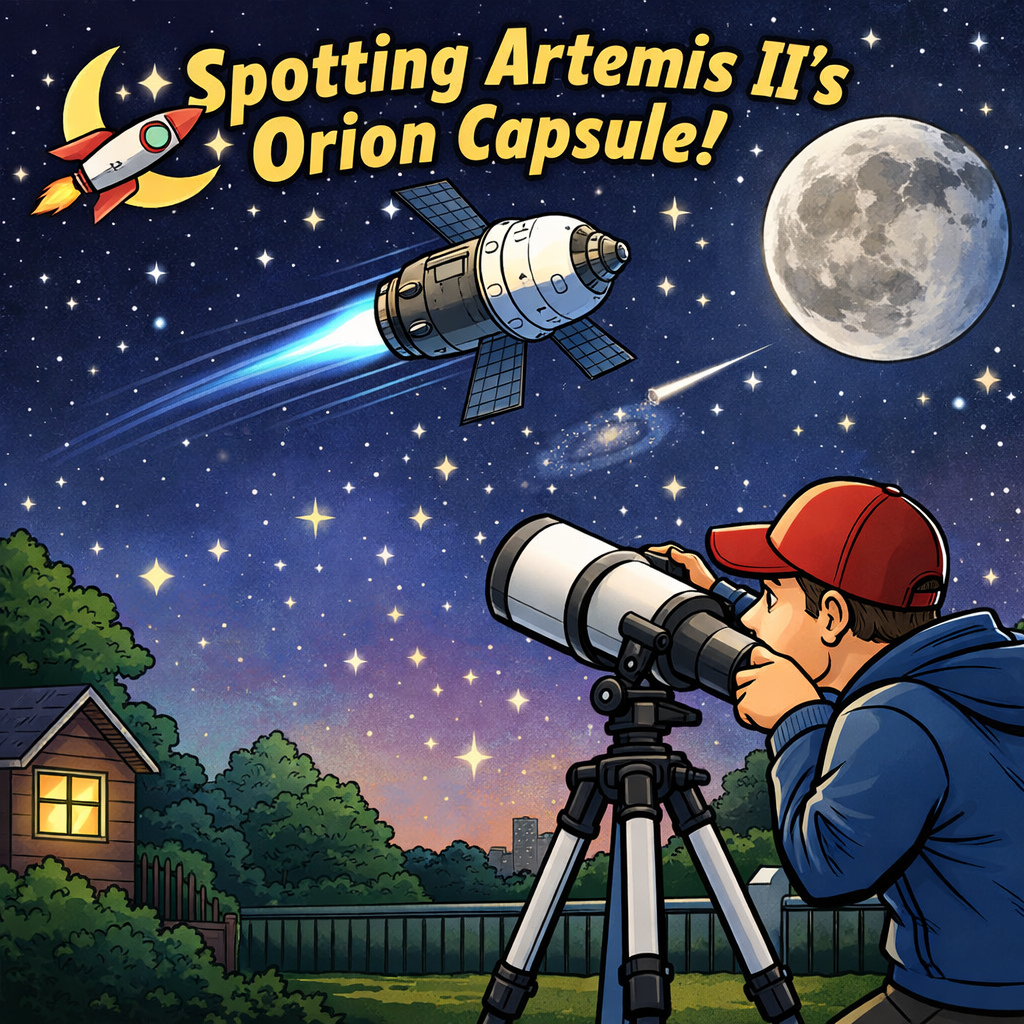 Can You See NASA’s Artemis II Orion Capsule With a Backyard Telescope ...